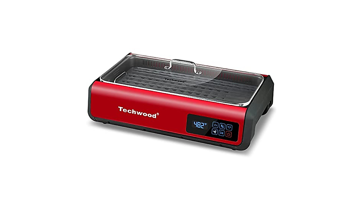 Techwood 800R Smokeless Indoor Grill - 1500W with Smart Control