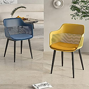 EODNSOFN Nordic Dining Chairs Designer Design Dining Chairs Plastic Transparent Sillas Computer Chai (Color : E, Size : 1code)