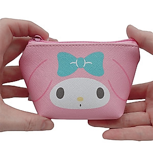 Sanrio My Melody Face Boat Type Cosmetics Small Pouch Bag 4.3 in (W) × 3 in (H) × 2 in (D) For Adult Use