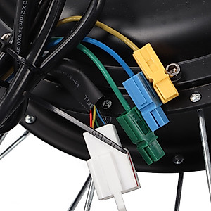 Dilwe Electric Bike Conversion Kit, 1500W Electric Snowmobile Electric Bike Motor Kit with Controller 20 Inch Rear Wheel Waterproof Electric Conversion Kit