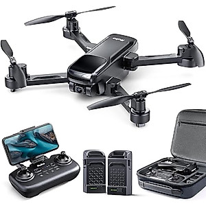 Ruko U11S Drones with Camera for Adults 4k, Built-in Remote ID, 120° FOV, GPS Auto Return, 40 Mins Flight, 5G Live Transmission, Foldable FPV Drones for Beginners with Follow Me, Circle Fly, Waypoint