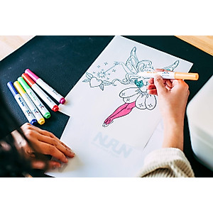 NuFun Activities Mess Free Paper - Kids Create No Mess Wonders with Special Coloring Paper, Gift for Kids, 50 Blank Pages