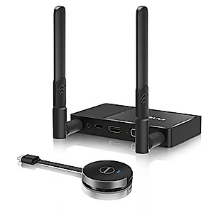 Innens Wireless HDMI Transmitter and Receiver Kits, Wireless Presentation Facility HDMI Dongle Adapter Support 4K @30Hz for Streaming Video/Audio from Laptop, PC, Smartphone to HDTV/Projector