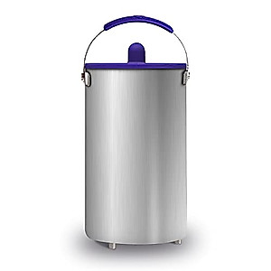 Ardent FX Accessories, Vessel - Airtight, Stainless Steel Food Storage Container - Perfect Storage Solution - Multi-Purpose Container - Food-Safe Jar, Rust-Resistant with Collapsible Silicone Handle