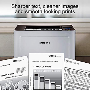 HP Samsung ProXpress M4020ND Monochrome Laser Printer with Mobile Connectivity, Duplex Printing, Built-in Ethernet, Print Security & Management Tools (SS383K)