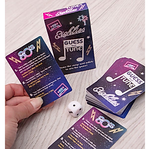 Boxer Gifts Eighties Guess That Tune Music Card Games for Adults and Families | Song Lyrics Game Night - Name The 80s Song Trivia | 1980s Nostalgia Gifts for Music Lovers