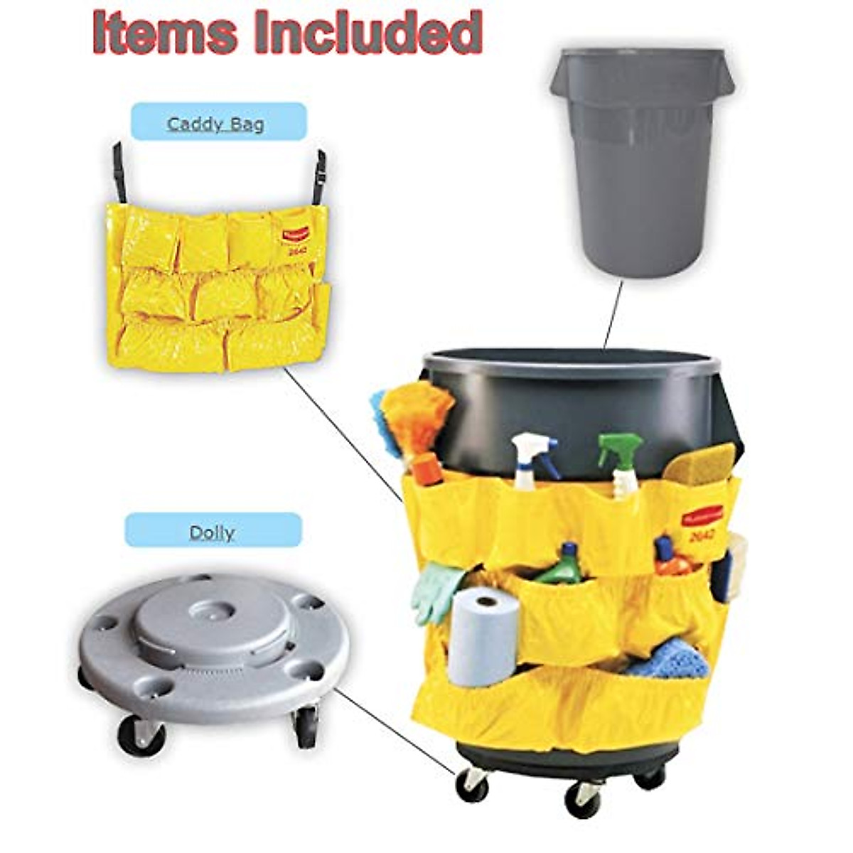 janiLink 44 GAL Barrel, Dolly and Caddy Bag Kit