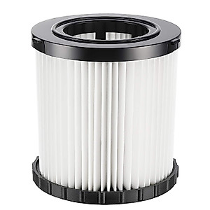 DCV580 DCV581H Vacuum Replacement Filter for DEWALT DCV580 (Cordless) DCV581H DCV5801H 20V MAX Wet/Dry, Washable and Reusable Hepa Filter,1 Pack