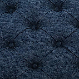 Christopher Knight Home Hikaru Fabric Storage Ottoman, Dark Blue Dimensions: 20.50”D x 51.00”W x 17.00”H