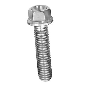 menolana M6x10-65mm Hex Head Flange Screws Flange Head 1.0 Mm Thread Pitch - M6 x 25