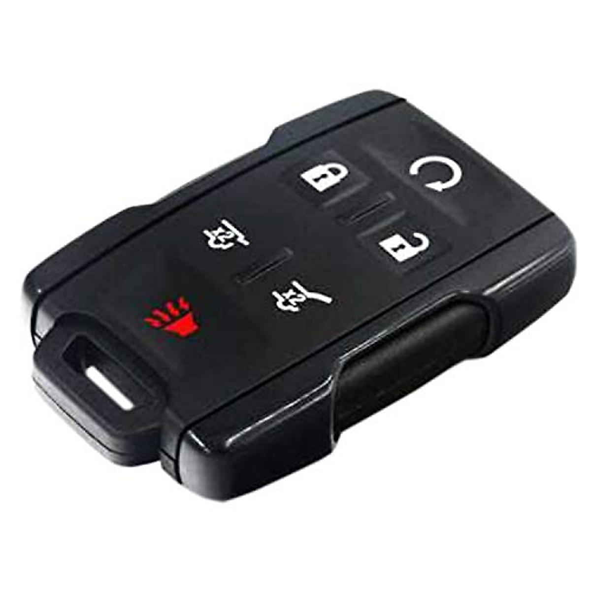 Smart Key Fob Case Shell Fit for Chevy Tahoe Suburban / GMC Yukon 2014 2015 2016 2017 M3N-32337100 Keyless Entry Remote Control Car Key Fob Cover Casing (Black)