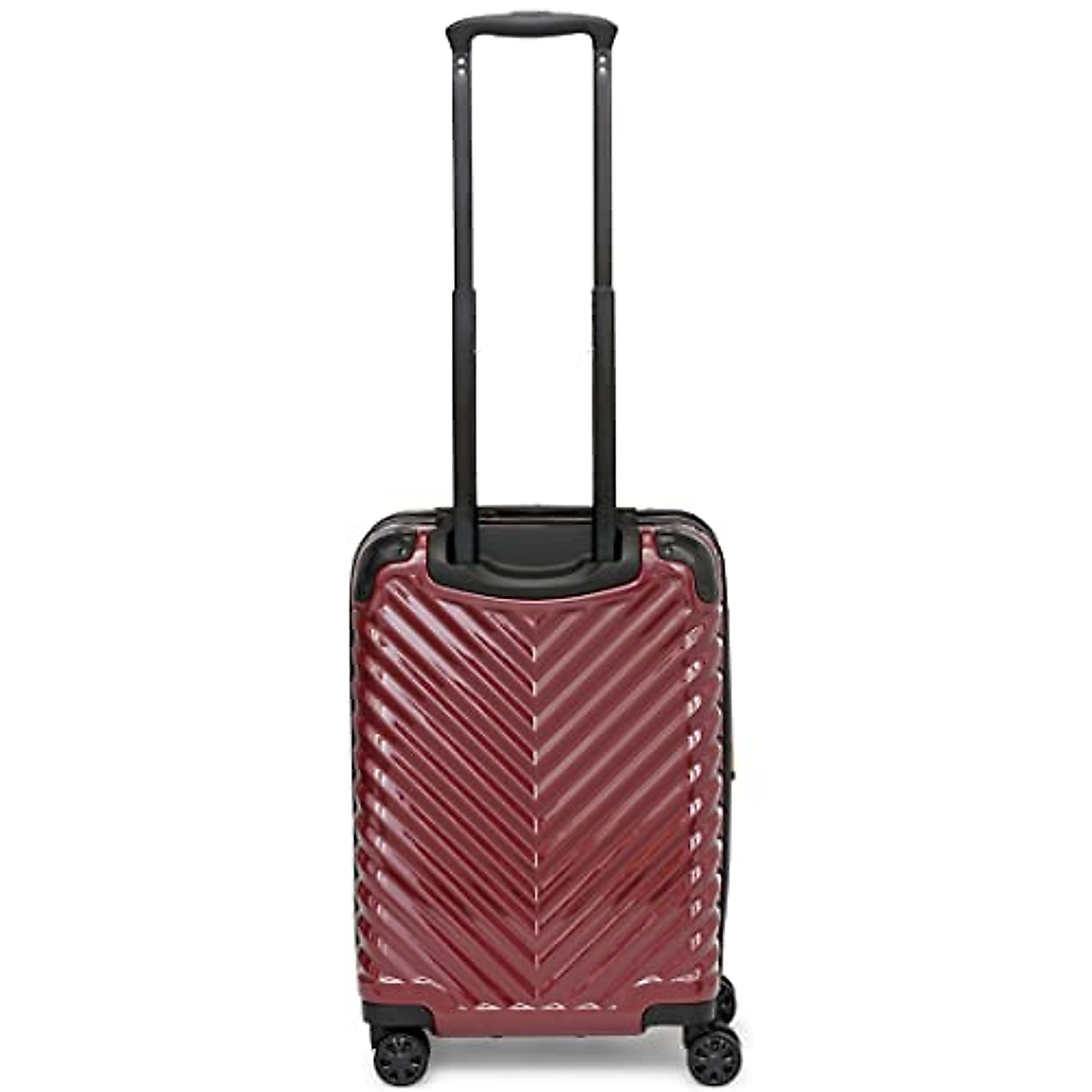 Karl Lagerfeld Paris Women's Carryon Spinner Wheels Hardside, Burgundy, One Size