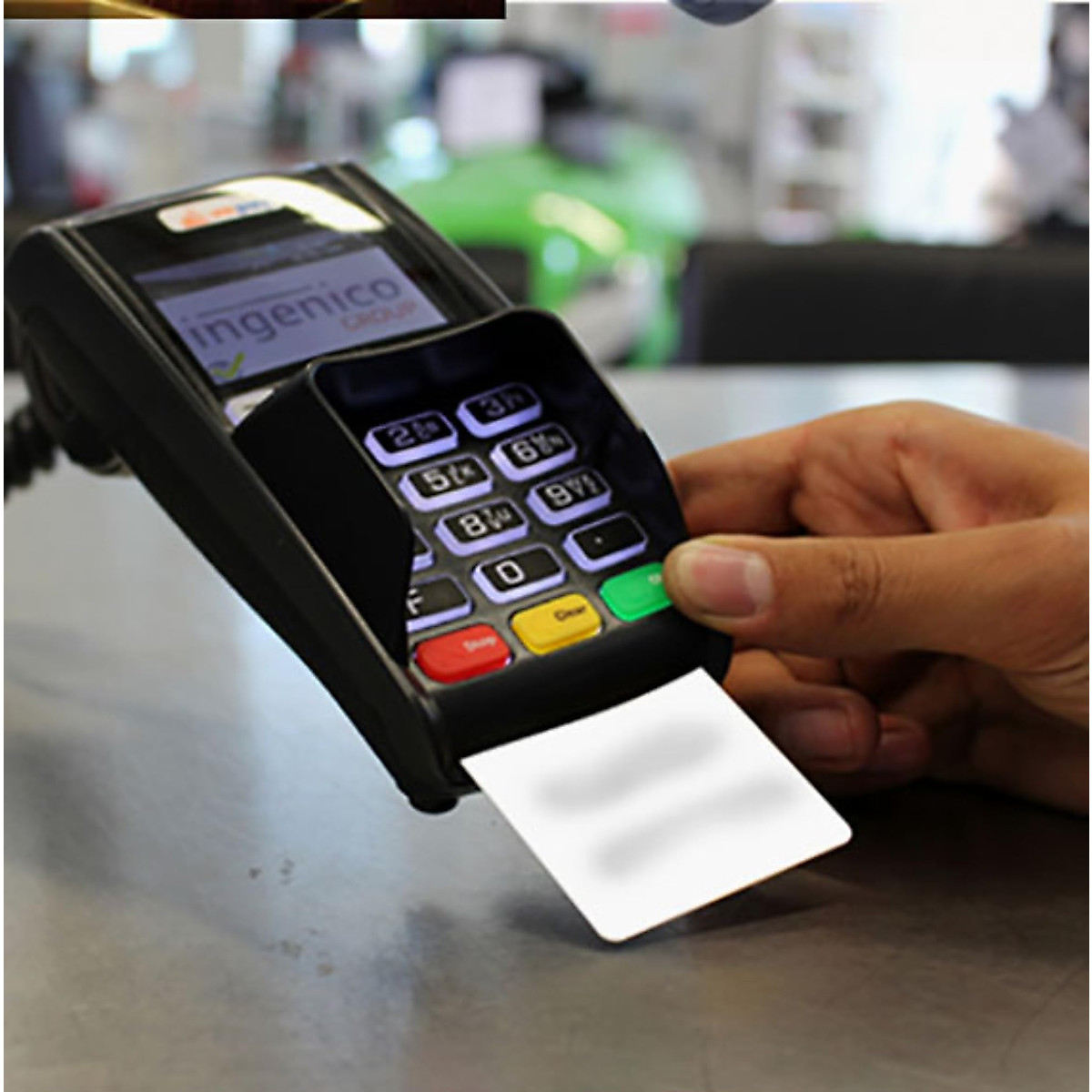 UBICON Card Reader Cleaning Card - Pre-Saturated with 99.9% IPA, Effective Dirt and Oil Remover, Compatible with ATM, POS, Swipe and Smart Card Readers - 2.125 x 3.375 Inches (10)