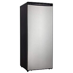 Danby Designer DAR110A1BSLDD 11 Cu.Ft. Apartment Refrigerator in Fingerprint Free Stainless Finish, Full Fridge for Condo, House, Small Kitchen, E-Star Rated, Spotless Steel
