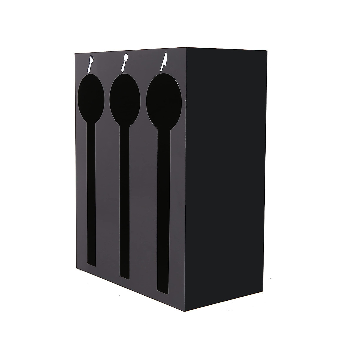 PJHOME Plastic Utensil Holder Dispenser Silverware Organizer Cutlery Holder Caddy Suitable for Restaurant, Picnic, Party, Office, Cafe