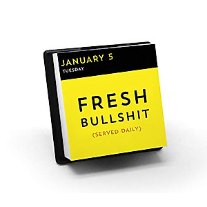 A F*cking 2021 Boxed Calendar: A daily dose of zero f*cks (Funny Daily Calendar, White Elephant Gag Gift, Desk Gift for Adults)