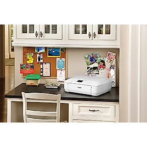 Canon PIXMA MG5520 Wireless All-In-One Color Photo Printer with Scanner, Copier and Auto Duplex Printing, White (Tablet Ready)