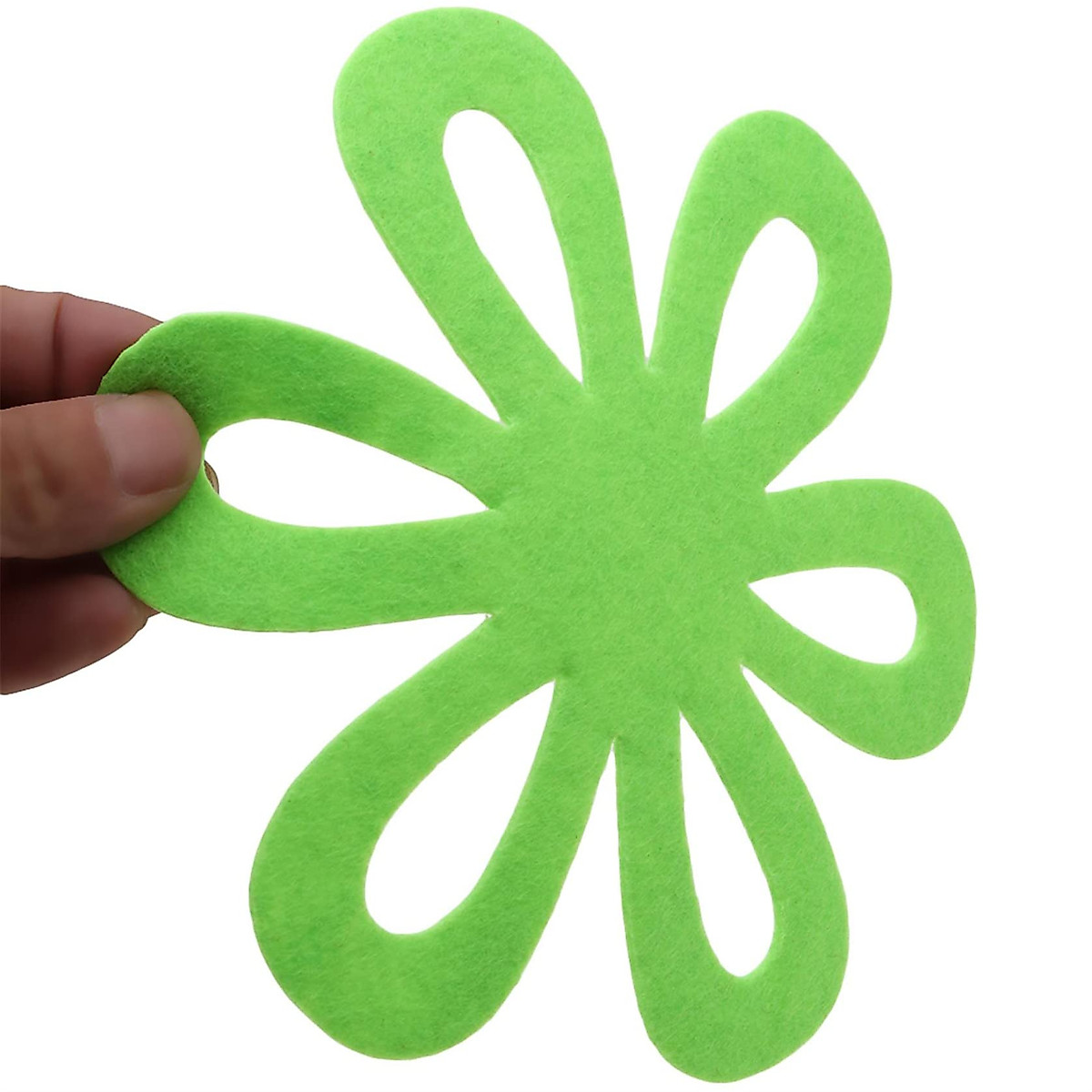 Ellylian Pot Pan Protectors, Set of 6, Larger Thicker Cyan Pan Protector Pads, Pan Pot Separator Pads for Stacking and Protecting Your Cookware