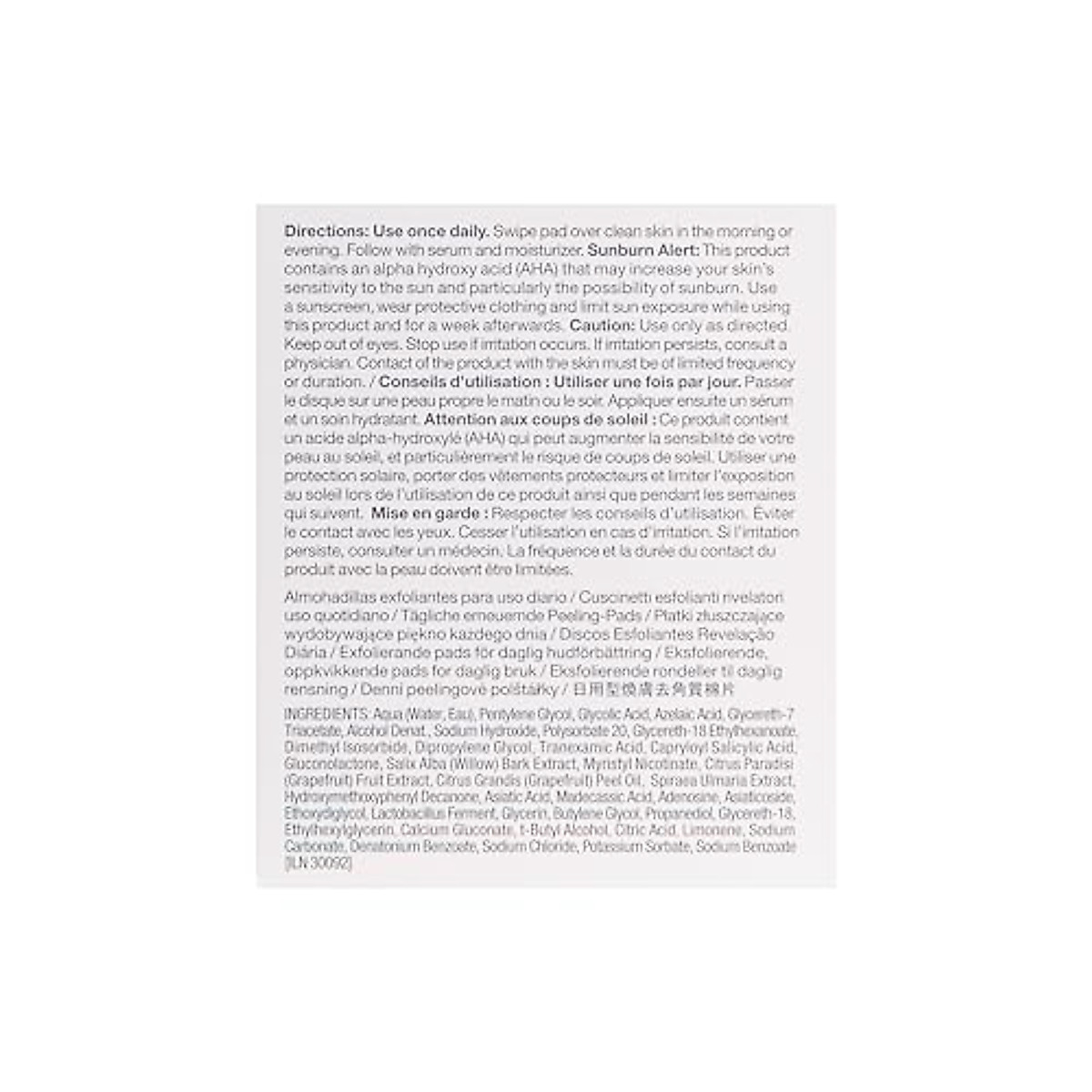 StriVectin Advanced Resurfacing Daily Reveal Exfoliating Face Pads, Visibly Smooths and Brightens Skin, Reduces Blackheads 60 ct