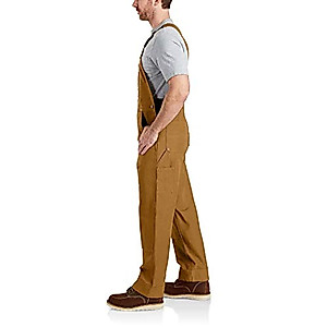 Carhartt Men'sRelaxed Fit Duck Bib Overall Carhartt Brown,L30-W40