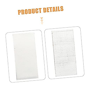 BELLIFFY 16pcs Fruit Battery Anode for Zinc Electroplating Zinc Plate Electrode Strip Anode for Zinc Plating Zinc Anode Electrode Materials Scientific Electrode Experiment Supplies Aluminum