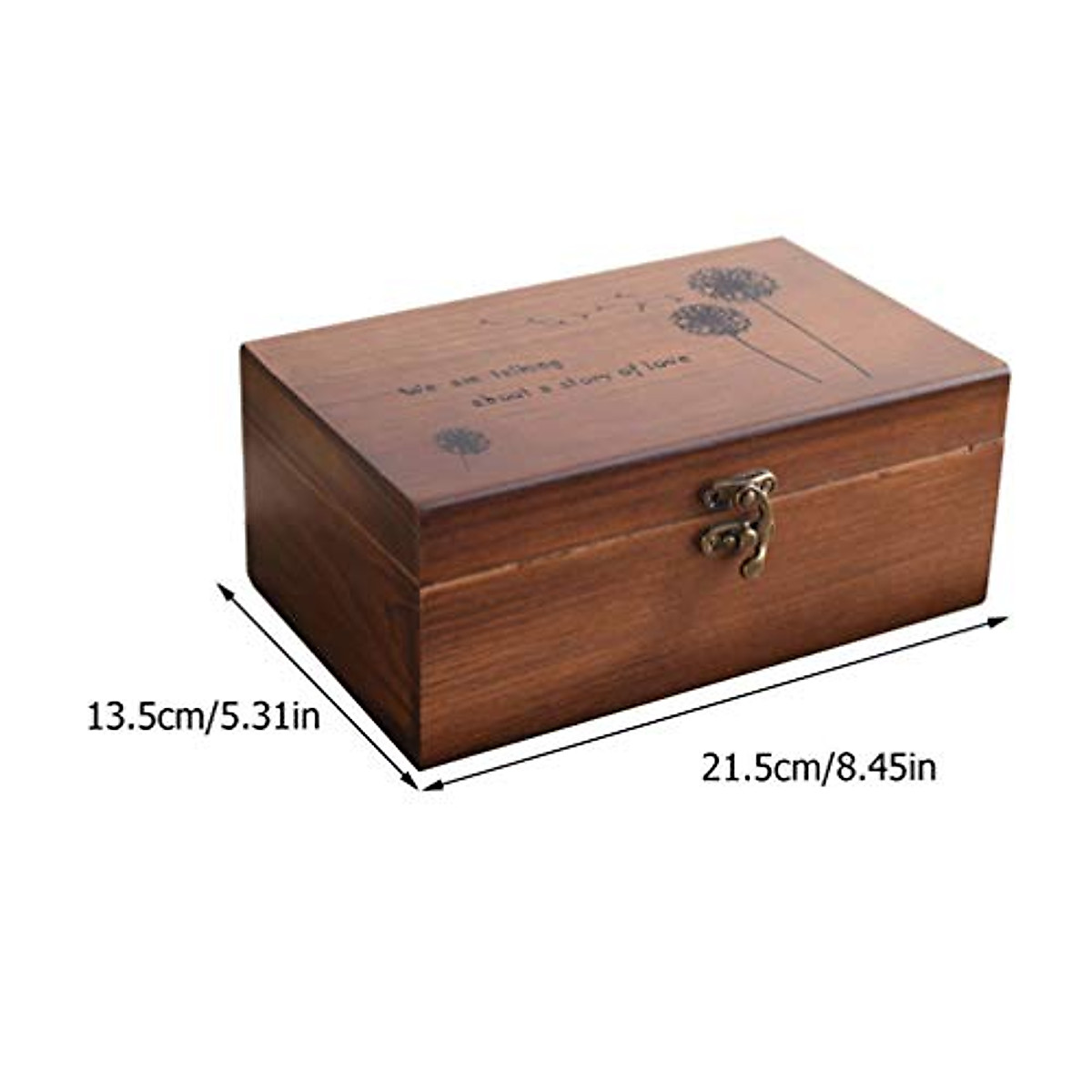 Cabilock Wood Sewing Storage Basket Knitting Crochet Embroidery Art Supplies Organizer Household Travel Sewing Repair Accessories Box for DIY Beginner Camper Without Accessories