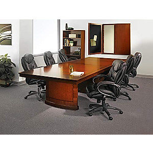 Mayline Group Mayline Sorrento Conference Room Tables, 12 feet, Bourbon Cherry Veneer