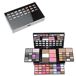 Makeup Kit for Women Full Kit Eyeshadow Facial Blusher Eyebrow Powder Face Concealer Powder Eyeliner Pencil Ultimate Color Combination 74 Colors Makeup Set Combination Palette