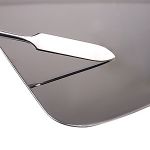 Goege Pro Stainless Steel Cosmetic Makeup Palette Spatula Tool (L5.9*W3.9 inch)