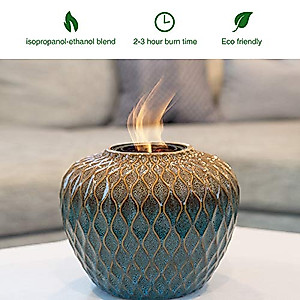 EchoFlame Gel-Fuel for Portable Indoor/Outdoor Tabletop Fireplaces, Gel Torches and Gel Burners (Pack of 6)