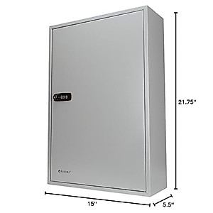 Barska Combination Lock Key Kabinet Drop Box Wall Mount - White Tag 240 Position