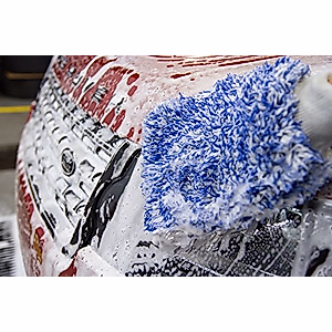 Detailer's Domain Premium Microfiber Wash Mitt - 7x11 INCHES & Maximum Absorbancy