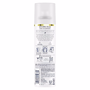 Dove Advanced Dry Shampoo Invisible & Fresh Refresh & Revive Hair Without Water Revitalize Hair Without Residue & No White Cast 5 fl oz