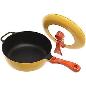 Wahei Freiz Hirano Remy Wahei Freiz Remi Hirano Remi Pan, Yellow, Width 17.7 x Depth 9.8 x Height 6.3 inches (45 x 25 x 16.2 cm)