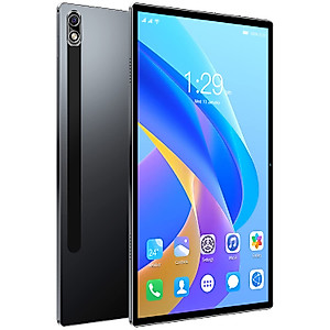 10.1 inch MA11 Tablet, 4+32G Full Screen Tablets with Dual SIM Card Slots, Android 8, 1280x800 HD, WiFi, Bluetooth, GPS, 2MP/5MP Camera (Black)