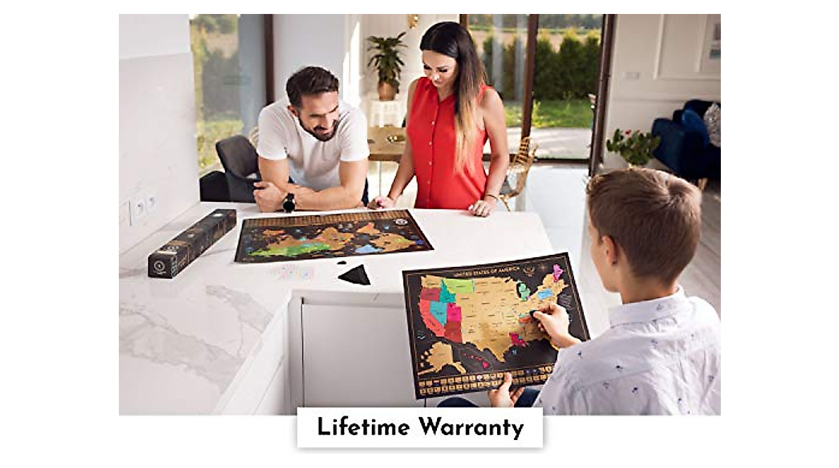 Scratch Off World & US Maps - Explore & Track Your Travels