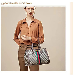 Top Handle Bags for Women Handbags Tote Satchel Leather Shoulder Purse Crossbody Large Fashionable Bags for Work