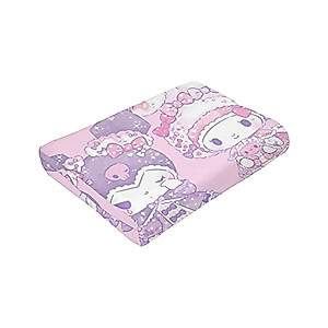Kawaii Blankets Throws Soft Plush Fuzzy - Cute Anime Printed Blankets Suitable for Women Girls - 50x60 for Aldult