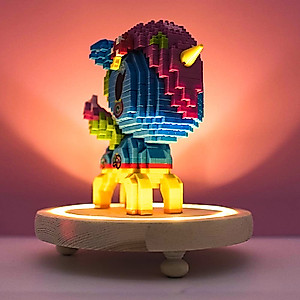 Uvini Micro Blocks Adult Building Blocks Unicorn Toy Set, Unicorn Model to Build, Best Gift for Girls, Adult Gift 897pcs