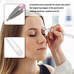 Pink Eyebrow Microblading Marker Pen Skin Marker Pen Stencil Markers Pen Eyebrow Marker Pen Pink (3 *Pen + 6 *Pen Refills)