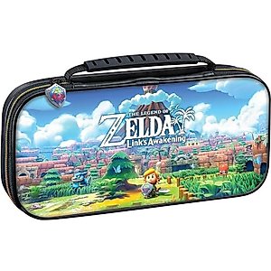 Game Traveler Zelda Nintendo Switch Case - Switch Carry Case for Switch OLED, Switch and Switch Lite, Hard Portable Travel Case, Adjustable Viewing Stand & Bonus Game Cases, Deluxe Carry Handle