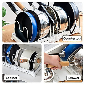 Decostatue-Pots-and-Pans-Organizer-Rack-Pot-Lid-Holder-Organizer-for-Kitchen-Cabinet-Kitchen-Cookware-Organizer-with-12-Adjustable-Compartments-for-Pots-&-Pans-Lids- Cutting-Boards-Bakeware-Dish