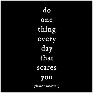 Quotable Cards Do one Thing - Eleanor Roosevelt Black and White Magnet, 1 ea
