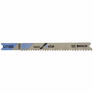 Bosch U118B3 3-Piece 3-1/8 In. 11-14 Progressive TPI Basic for Metal U-shank Jig Saw Blades