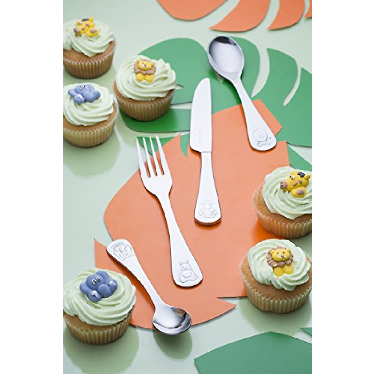 Viners Jungle 4-Piece Kids Cutlery Set Giftbox