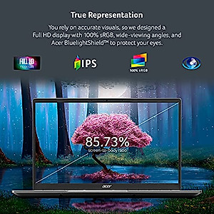 Acer Swift X SFX14-41G-R0SG Creator Laptop | 14" Full HD 100% sRGB | AMD Ryzen 5 5600U | NVIDIA RTX 3050 Laptop GPU | 8GB LPDDR4X | 512GB NVMe SSD | Wi-Fi 6 | Backlit Keyboard | Windows 10 Home