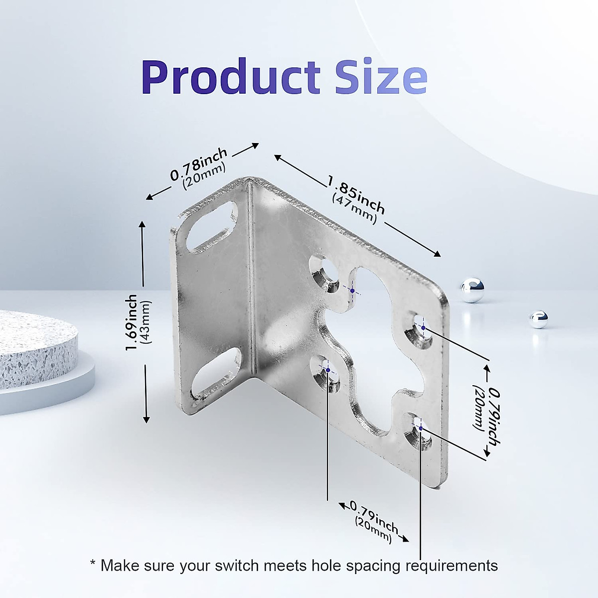 PhyinLan Rack Mount Kit 17.3'' Rack Ears for HP ProCurve/Aruba/OfficeConnect/HPE HP-4S (5064-2085) (5069-6535)