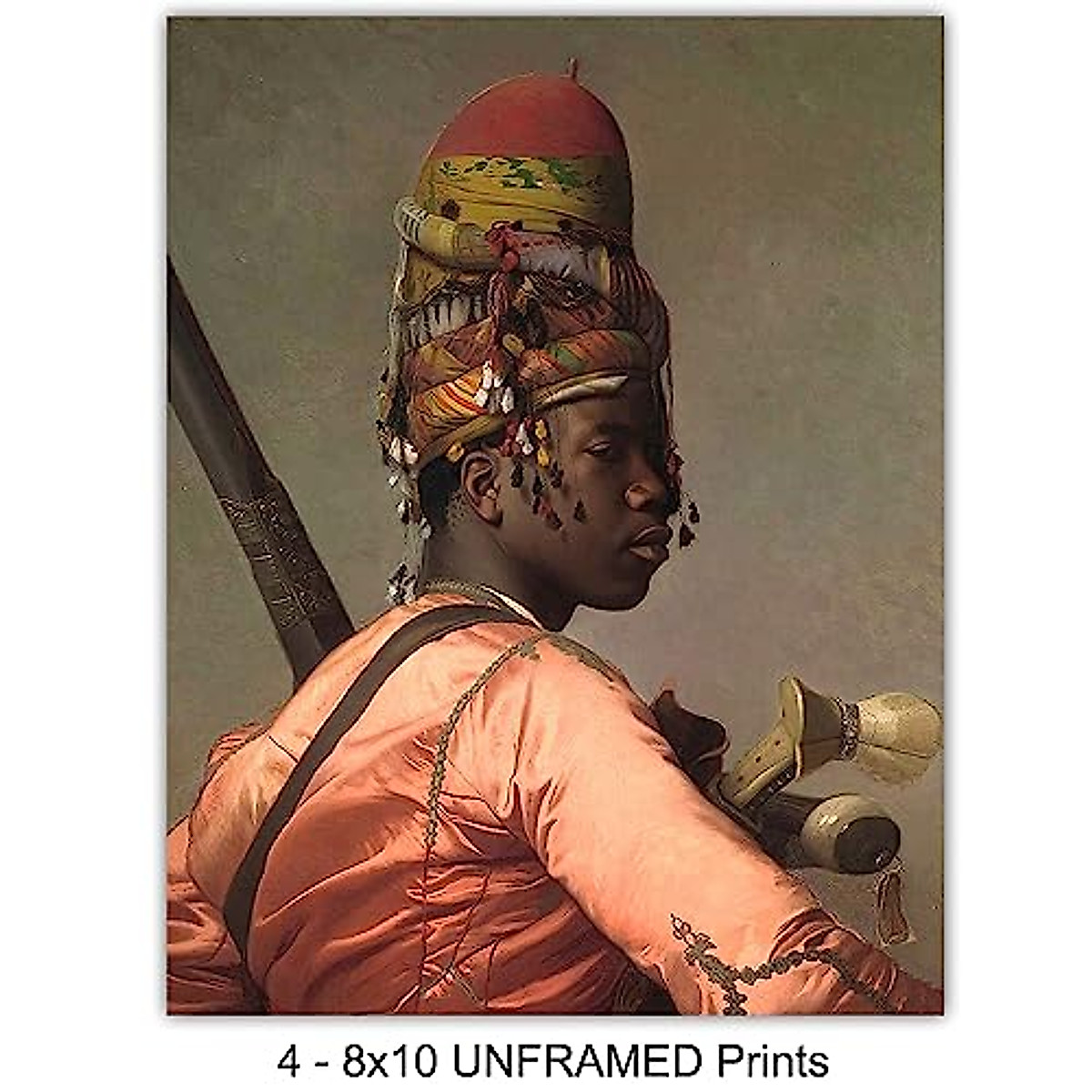 African American Wall Art - Black Art - African American Wall Decor - Black History - Afro Wall Art - Black Culture - Living Room Man Cave Decor - African American Gifts for Men - Black Pride Pictures