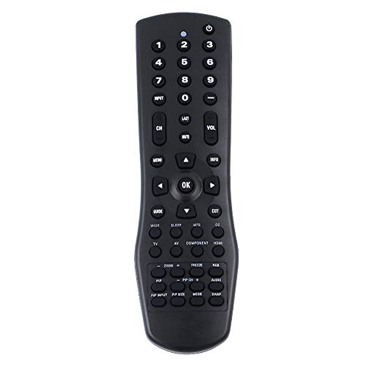 New VR1 Replace Remote Control fit for Vizio TV VX52L VX42L VW42L VW37L VW26L VW22L VU42L VS42L VA26L VA22L VA220E VA19L L42 L37 L32 GV47L GV46L GV42L