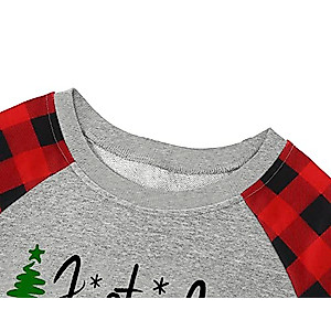 PECHAR Just A Girl Who Loves Christmas Sweatshirt for Women Christmas Tree Graphic Shirts Xmas Long Sleeve Pullover Tops